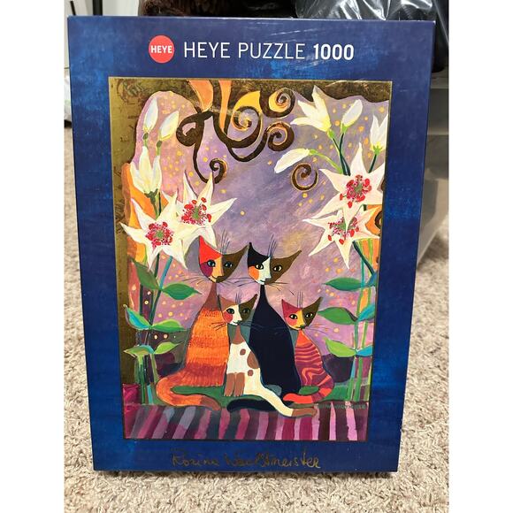 Heye (Puzzles) | Toys | Heye 00 Piece Puzzle Lillies Complete | Poshmark